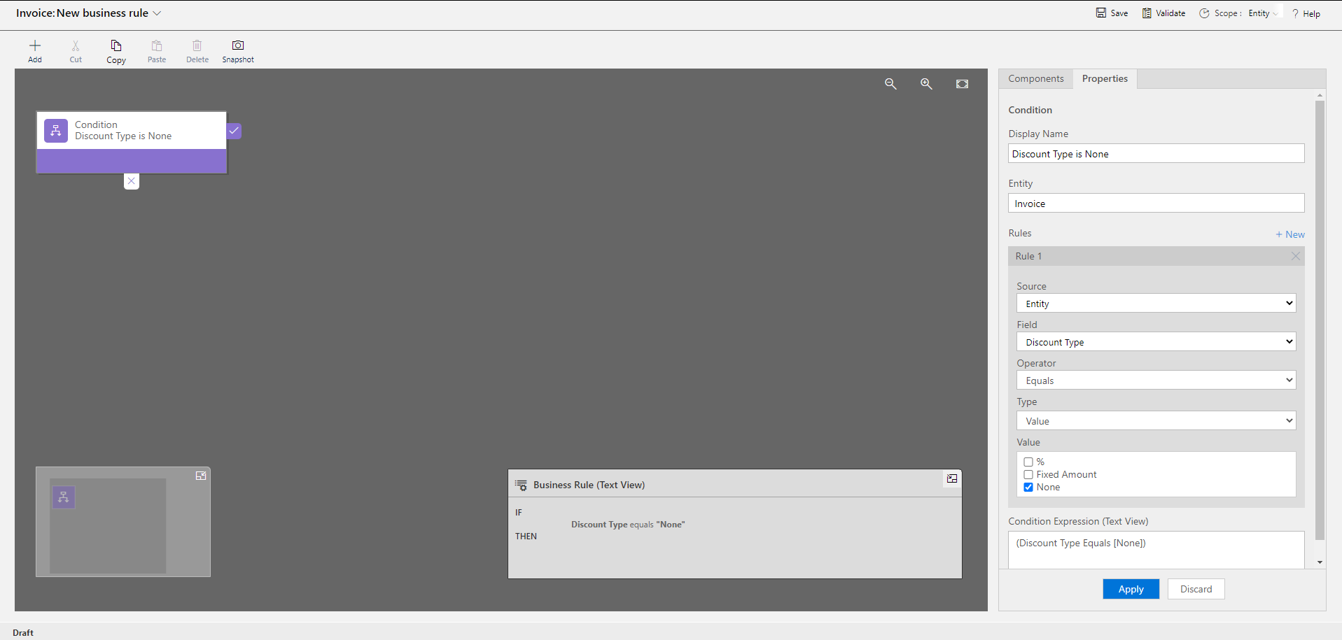 How to Apply Business Rules to the Model-driven Forms