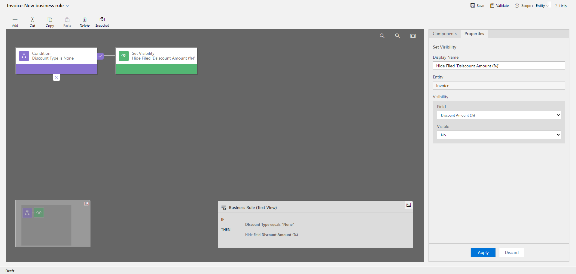 How to Apply Business Rules to the Model-driven Forms
