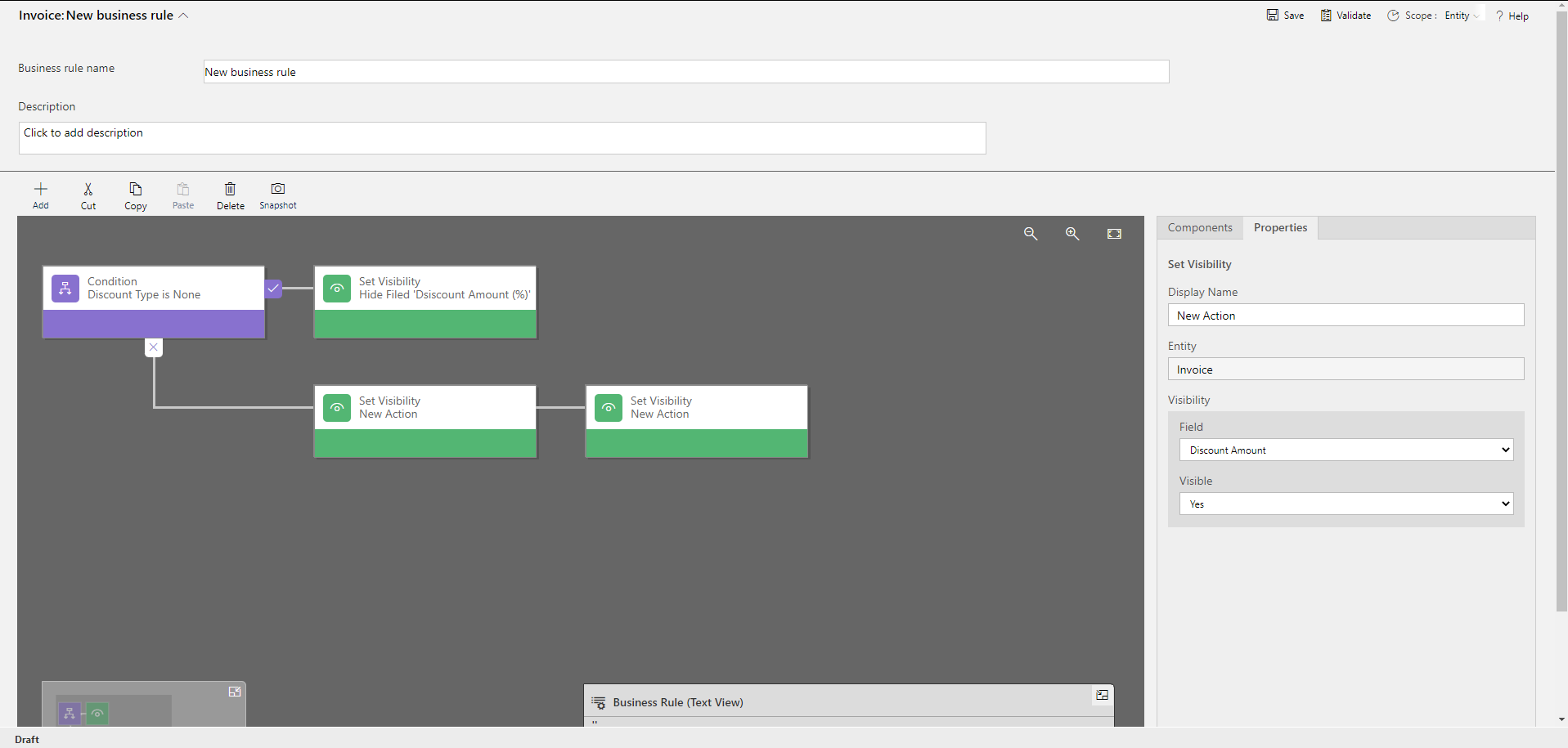 How to Apply Business Rules to the Model-driven Forms