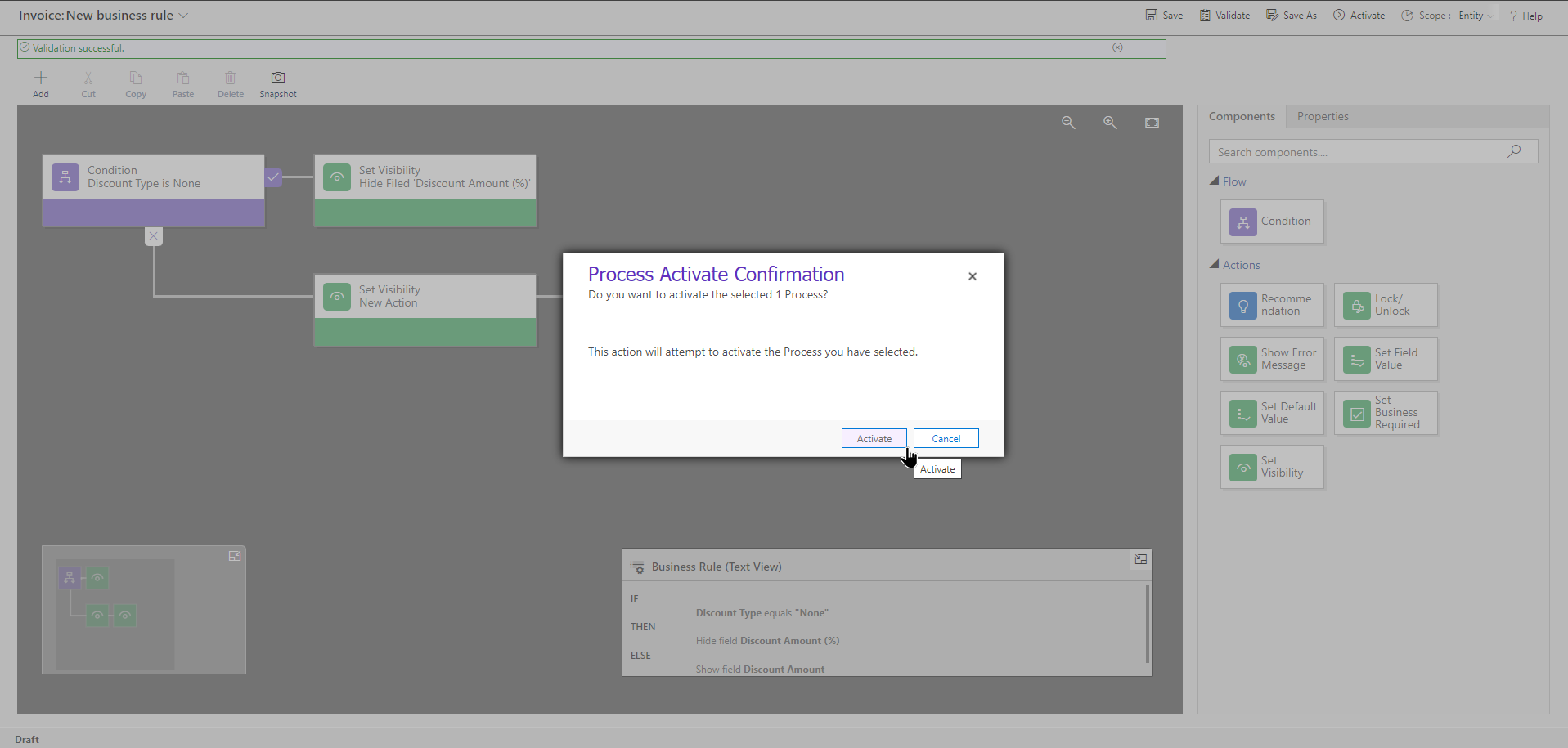 How to Apply Business Rules to the Model-driven Forms