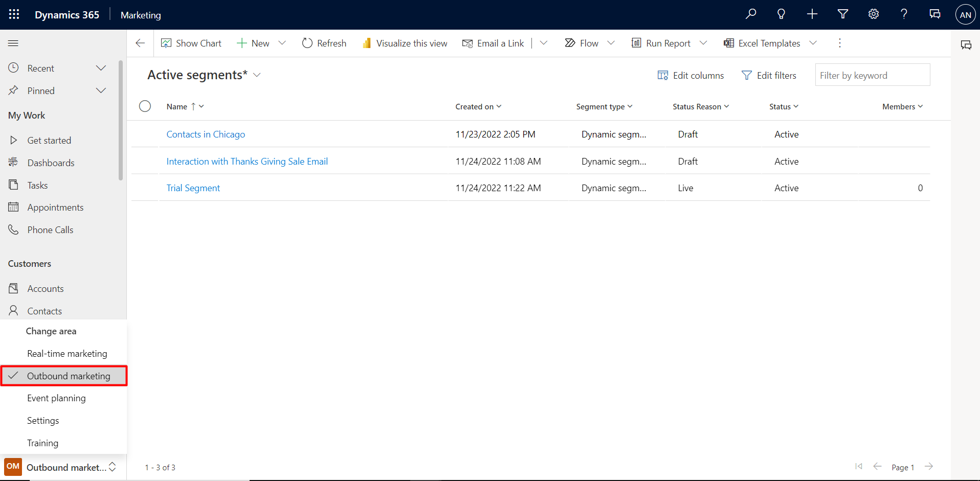Microsoft Dynamics 365 Marketing Create Marketing Segments