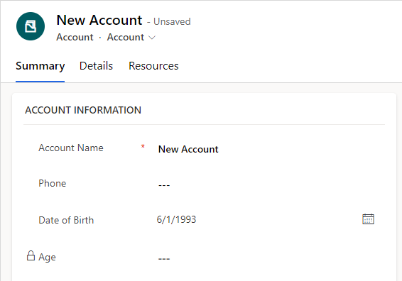 Calculated Fields in Model Driven App