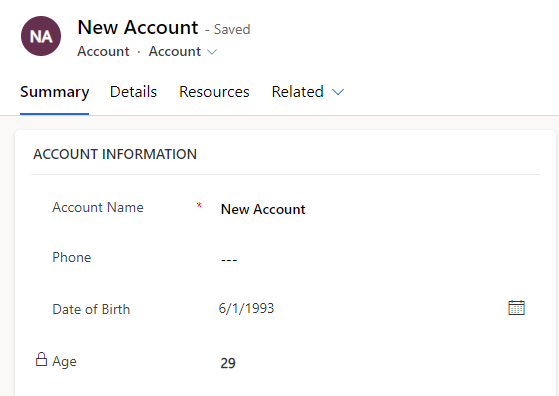 Calculated Fields in Model Driven App