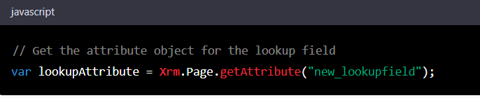How to set lookup fields using JS
