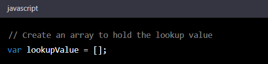 How to set lookup fields using JS