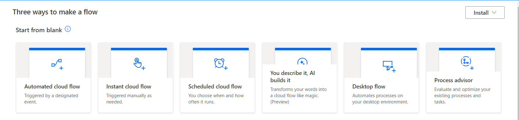 How to create a scheduled flow in power automate