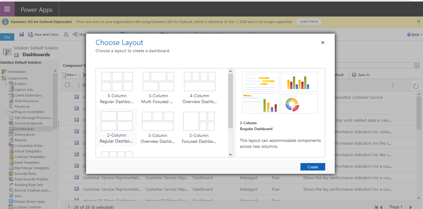Dashboards in Dynamics 365