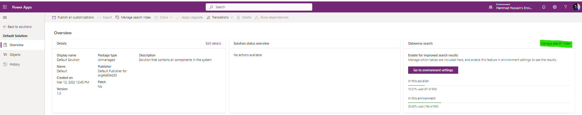 Dataverse Search in Dynamics 365