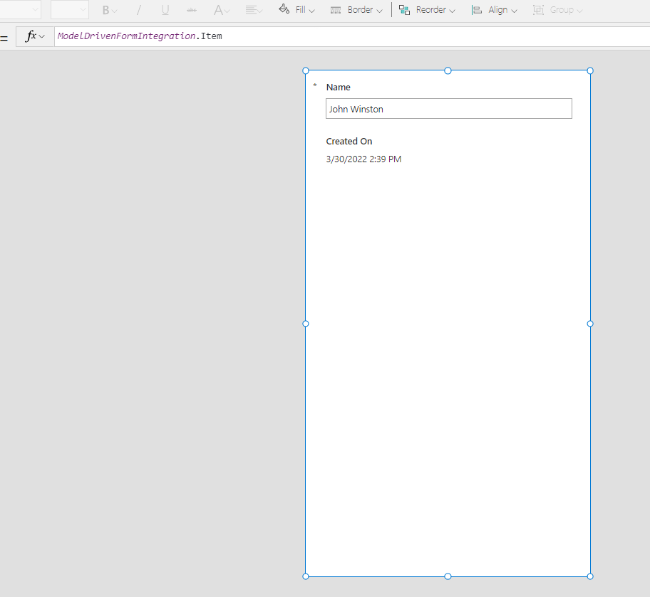 Can a Canvas App be embedded into a Model Driven App's screen.