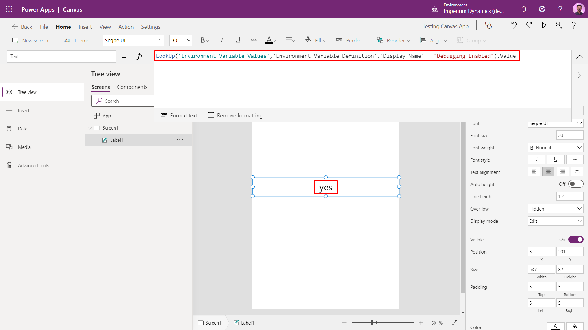 Environment s Variables In Canvas Apps Imperium Dynamics