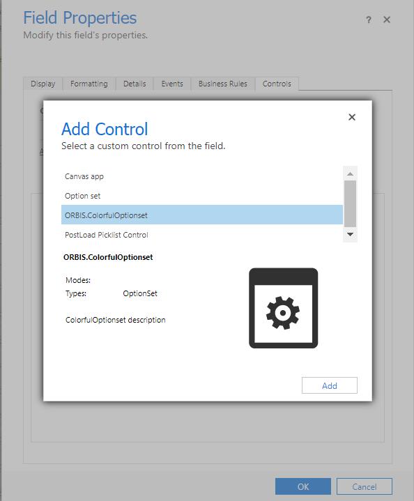How to Set Color in Option Set in the Model Driven app