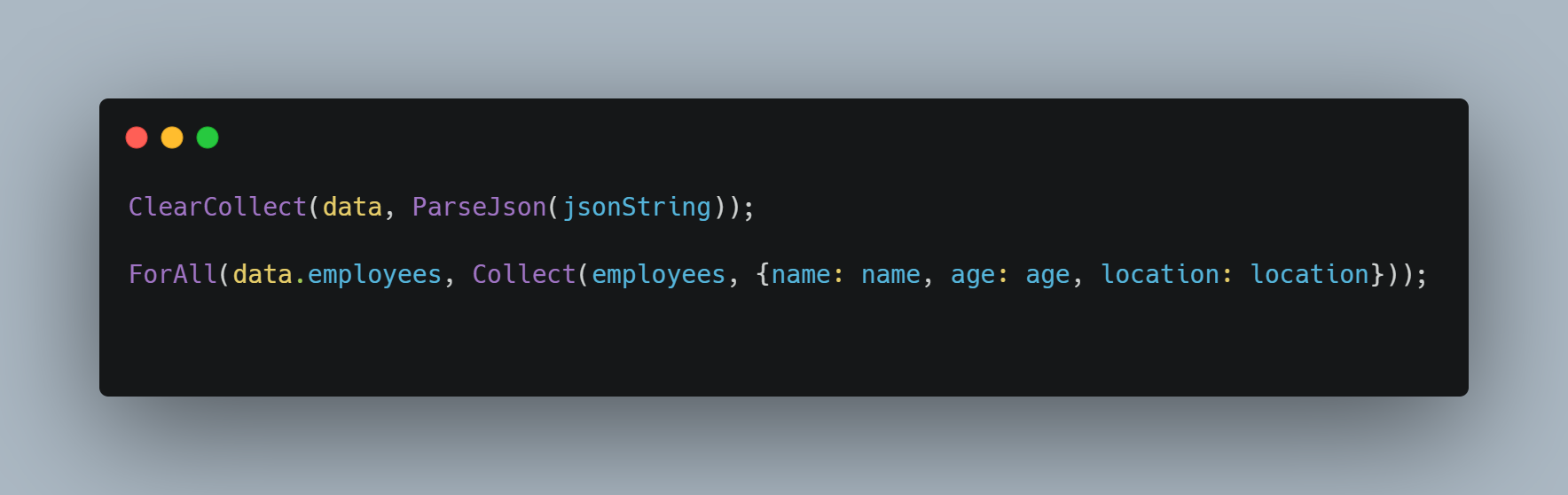 How to use ParseJson function in Canvas Apps