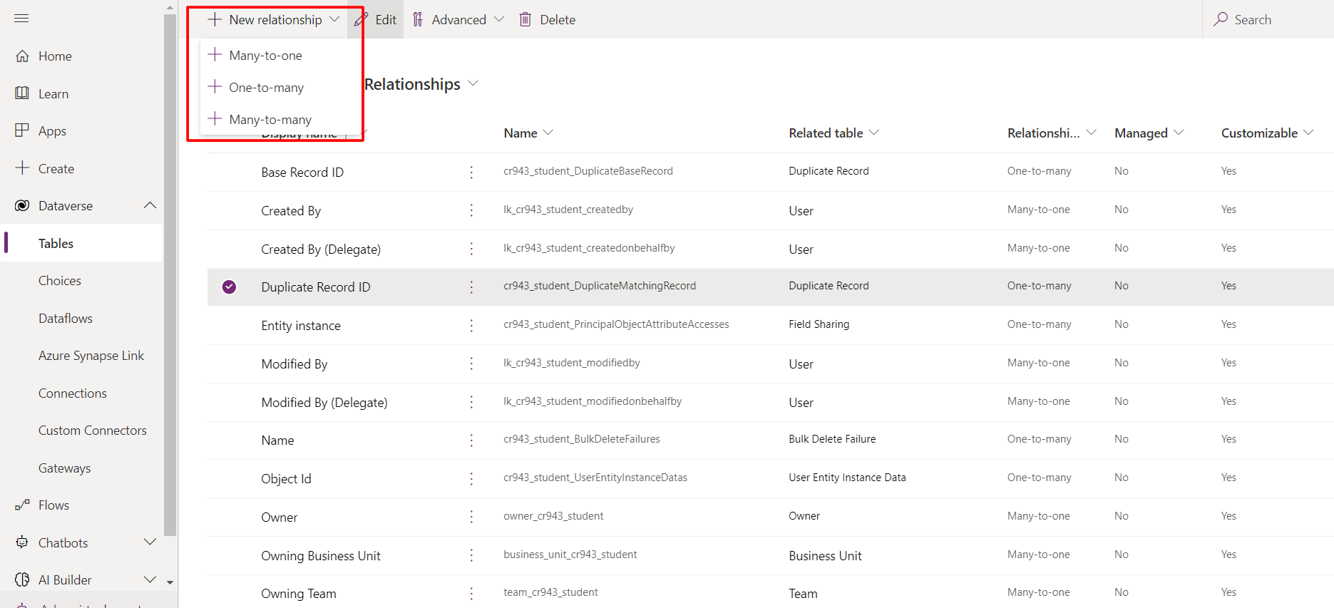How to Configure or Create Relationships in Tables Part II
