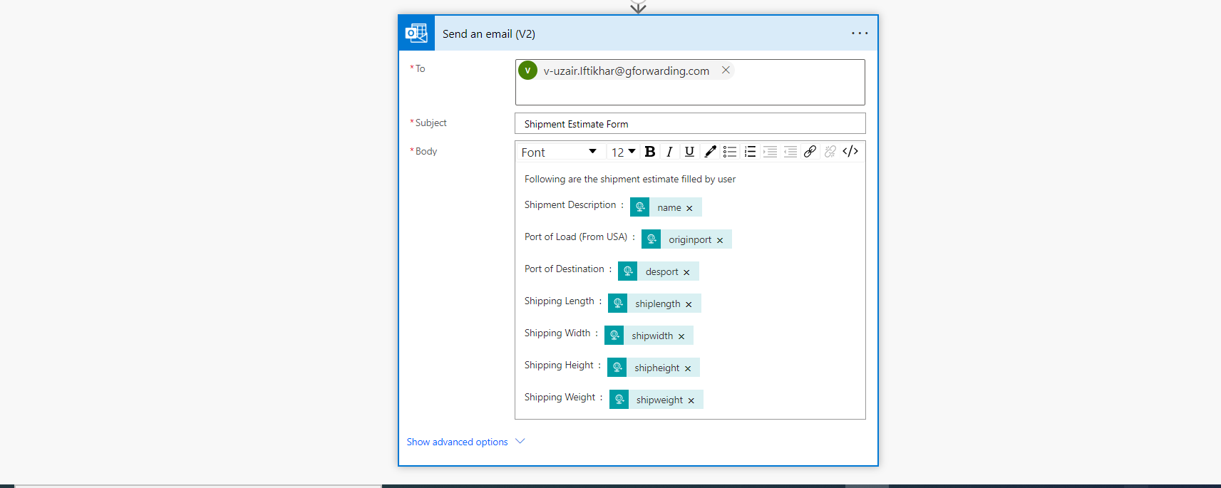SEND FORM DATA ON EMAIL USING HTTP TRIGGER POWER AUTOMATE FLOW
