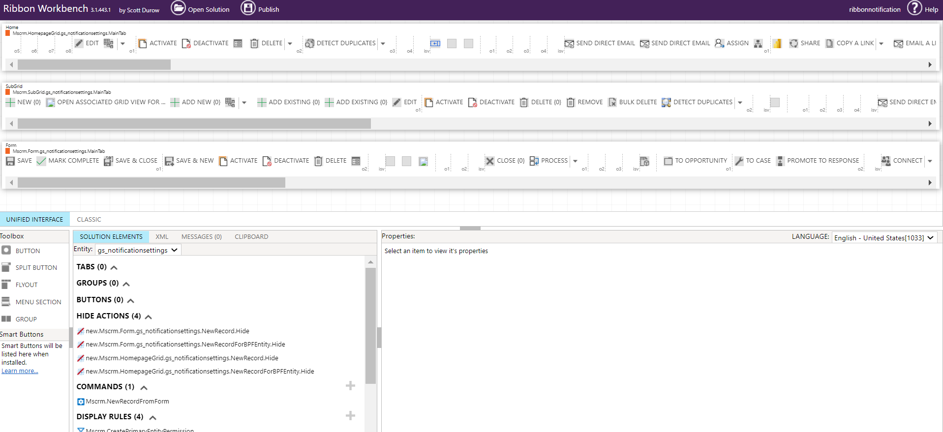 Use of Ribbon Workbench