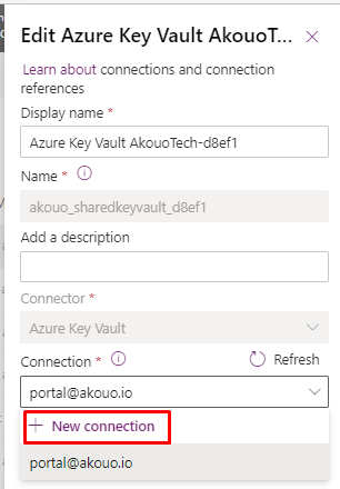 How to change the connection references from your managed solution
