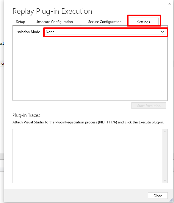 PLUGIN PROFILE UNLOADED ISSUE WHILE DEBUGGING